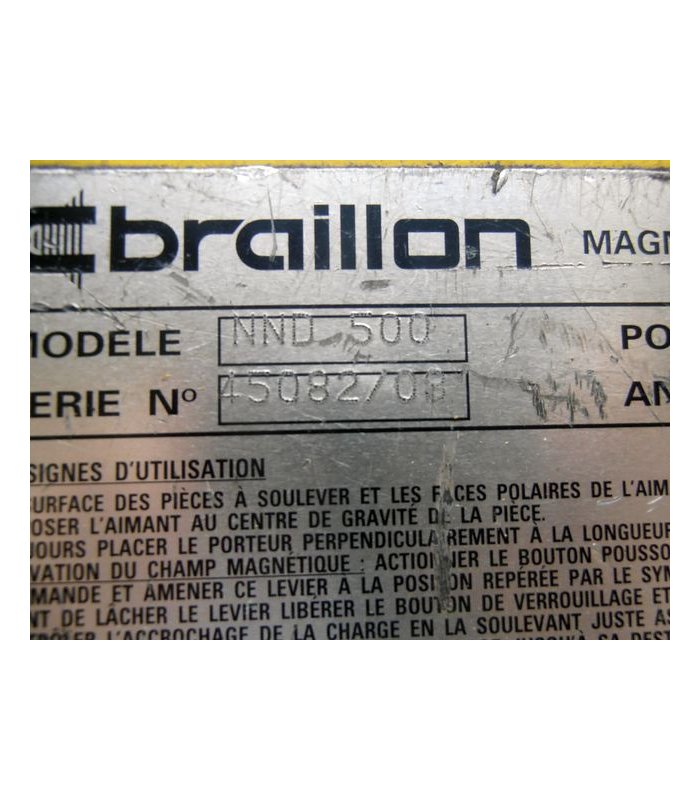 Braillon magnetic magnet NND 500