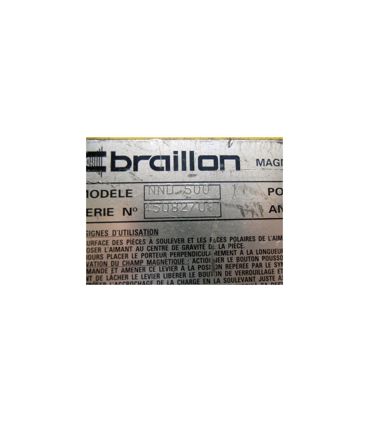 Braillon magnetic magnet NND 500