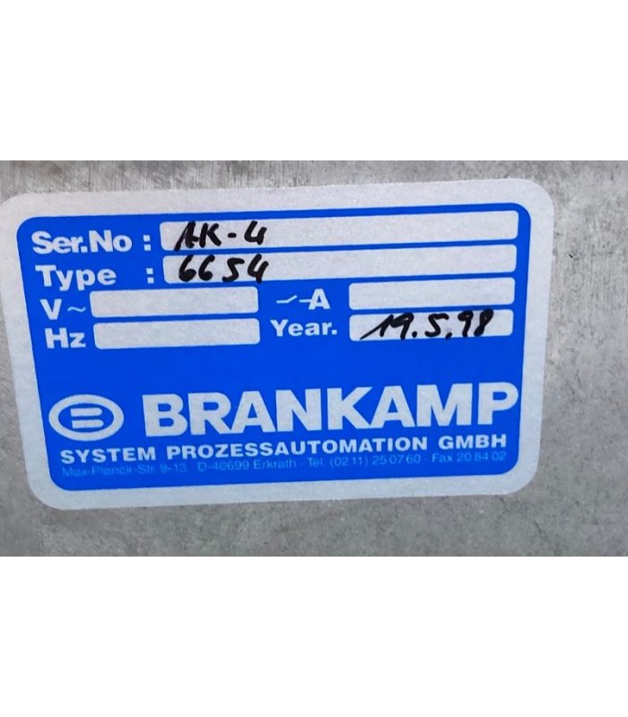 BRANKAMP 6654 AK-4