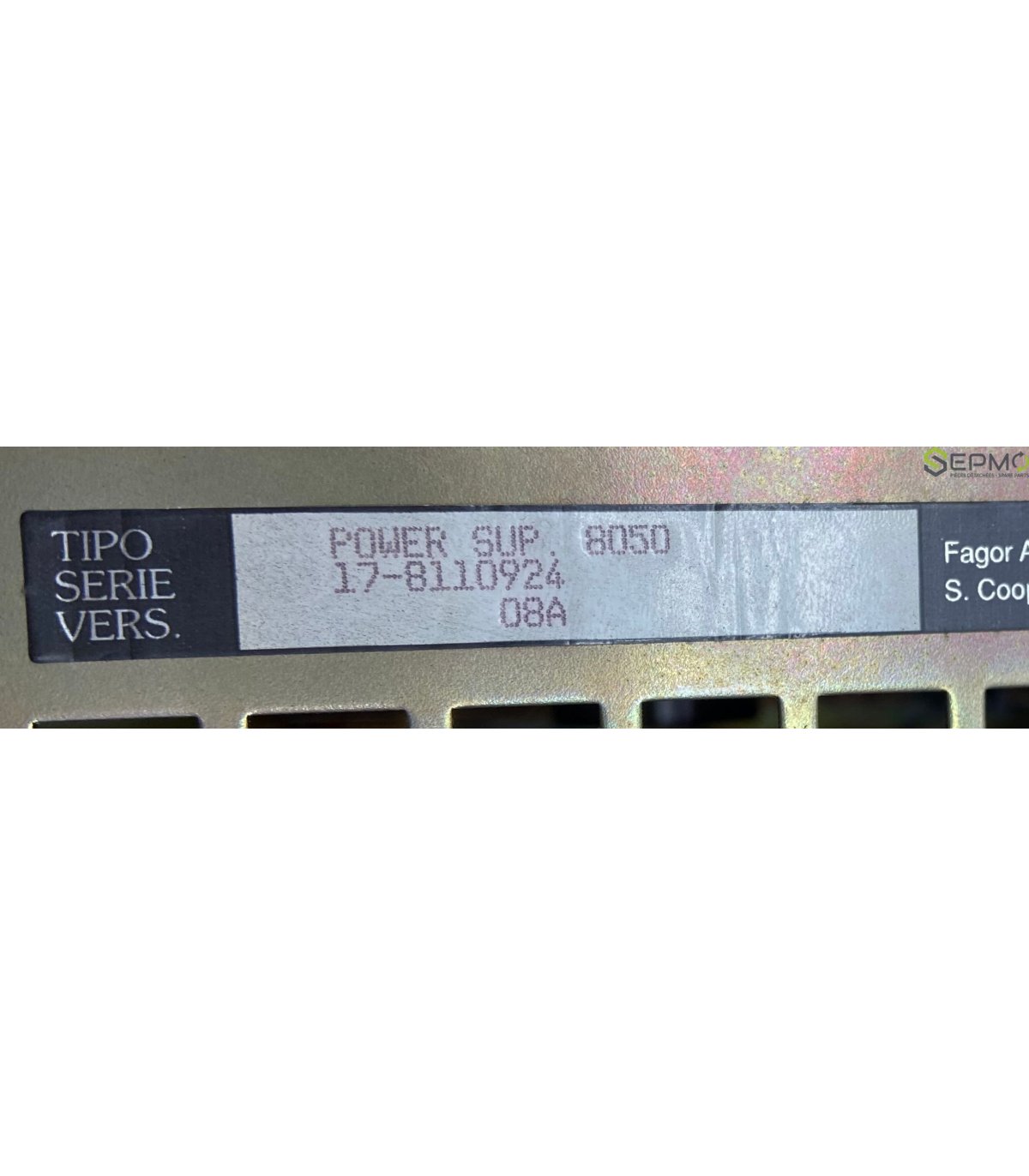 Fagor 8050 power supply module