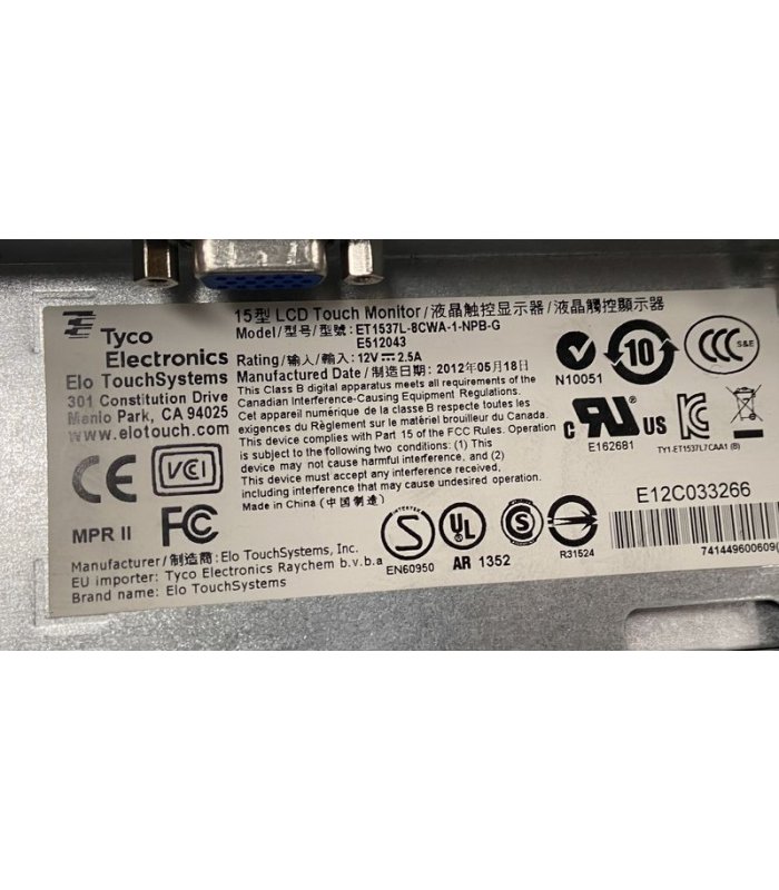 TYCO ELECTRONICS ET1537L-8CWA-1-NPB-G