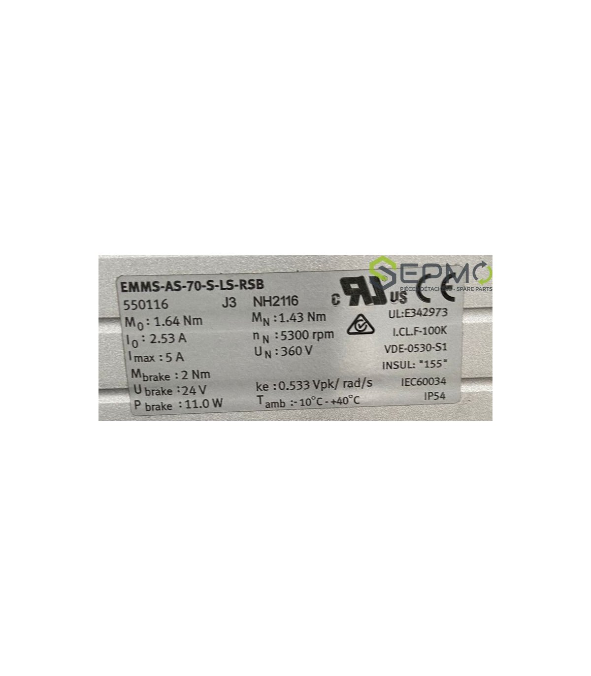 FESTO EMMS-AS-70-S-LS-RSB
