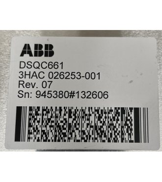 ABB IRC5 alimentation DSQC 661 3HAC 026253-001