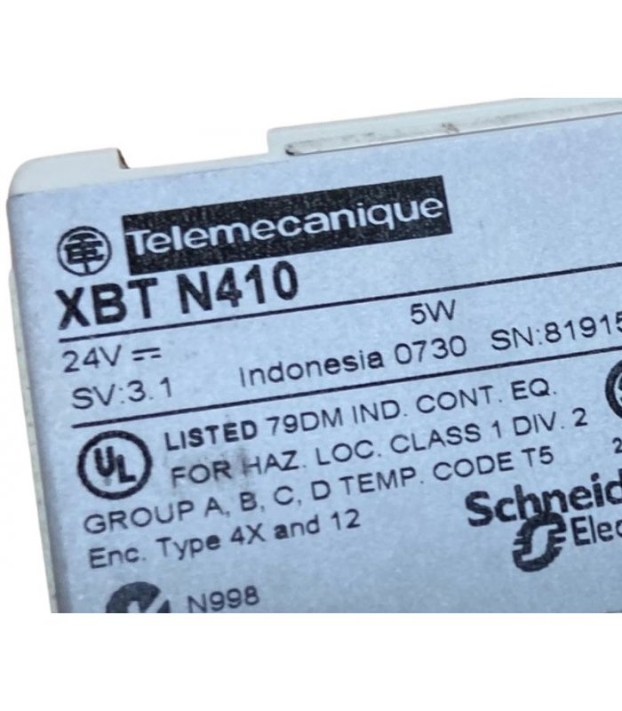 TELEMECANIQUE XBT N410