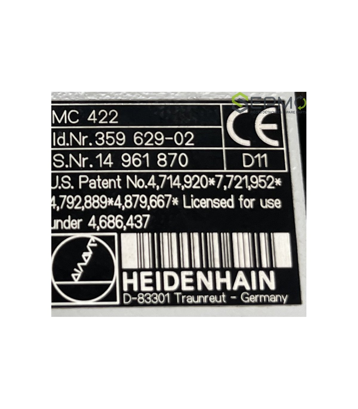 HEIDENHAIN MC 422 Id.Nr. 359 629-02