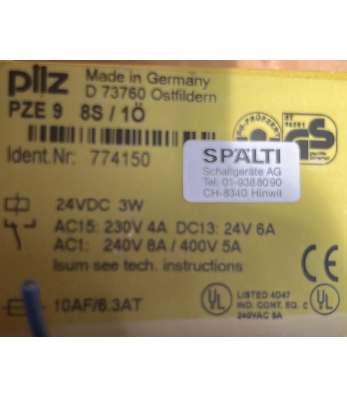 Module PILZ PZE 9 774150
