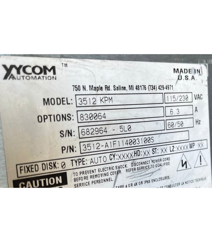 XYCOM 3512 KPM