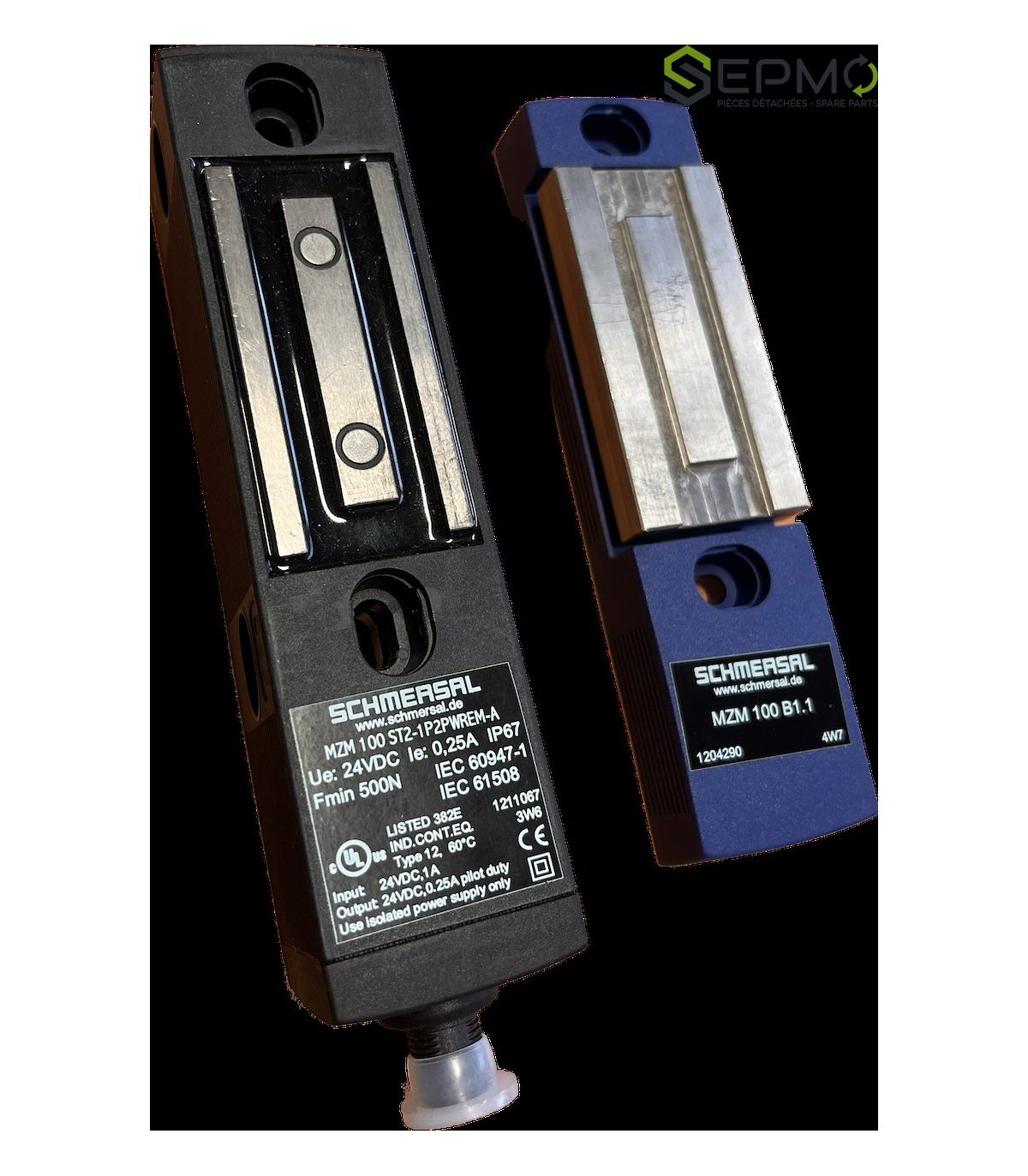 Ensemble verrou SCHMERSAL MZM 100-B1.1 1204290 + MZM 100 ST2-1P2PWREM-A ...