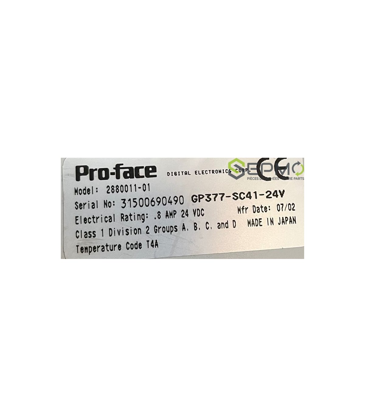 Pro-face GP377-SC41-24V