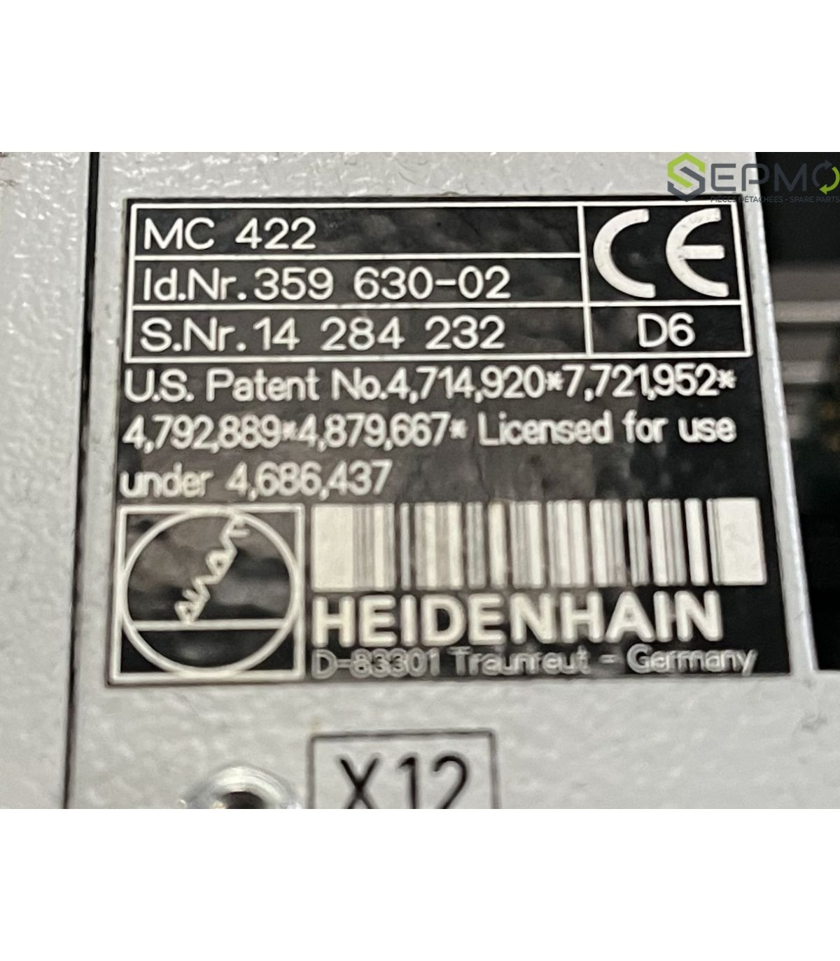 Heidenhain MC 422 Id.Nr. 359 630-02