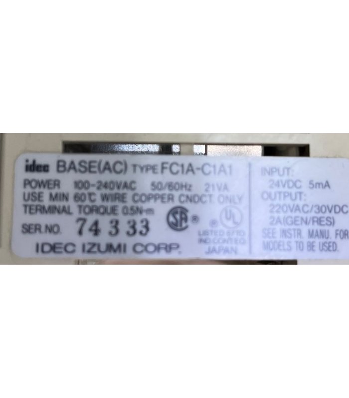 Module IDEC FC1A-C1A1