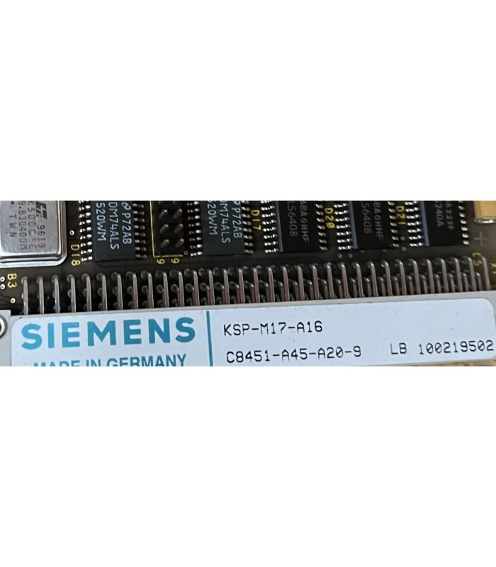 Carte SIEMENS KSP-M17-A16 C8451-A45-A20-9