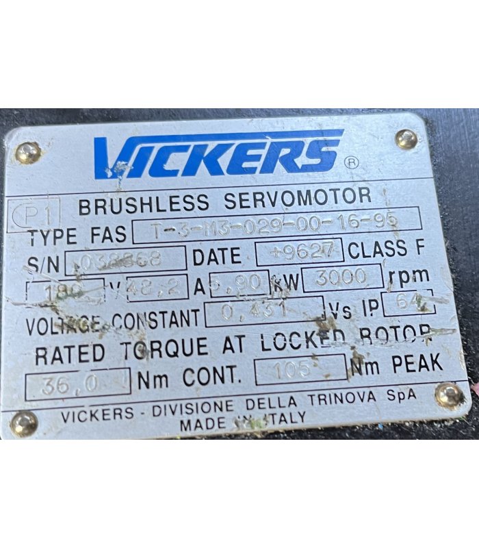 VICKERS T-3-M3-029-00-16-95