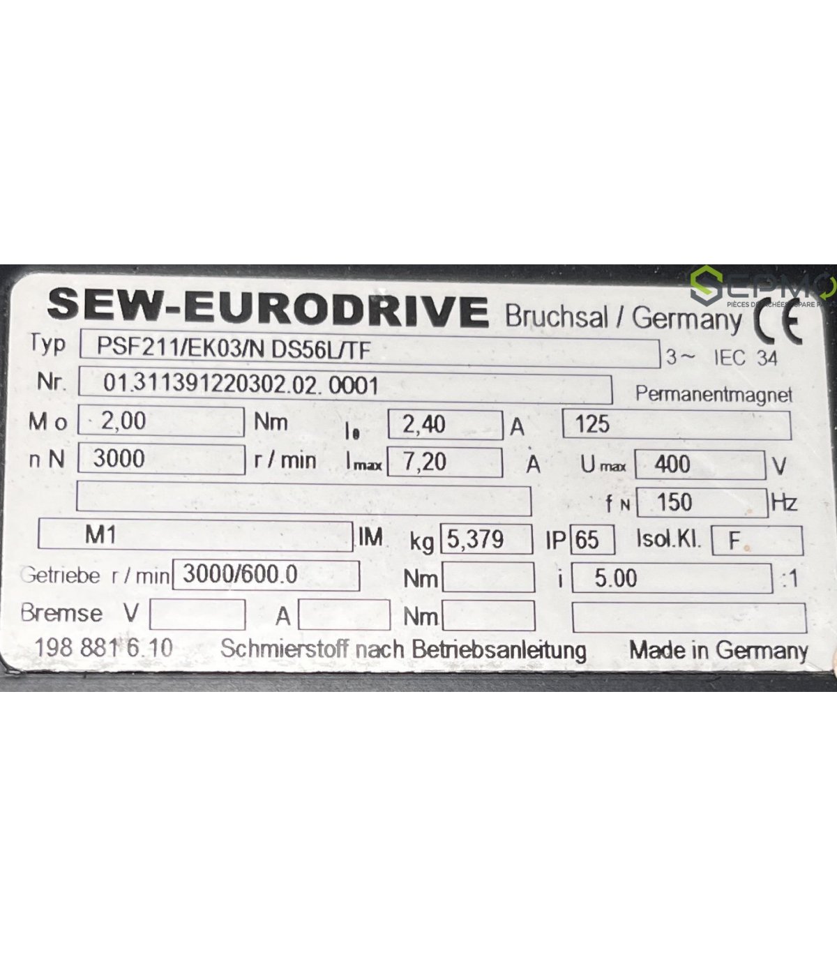 SEW PSF211/EK03/N DS56L/TF