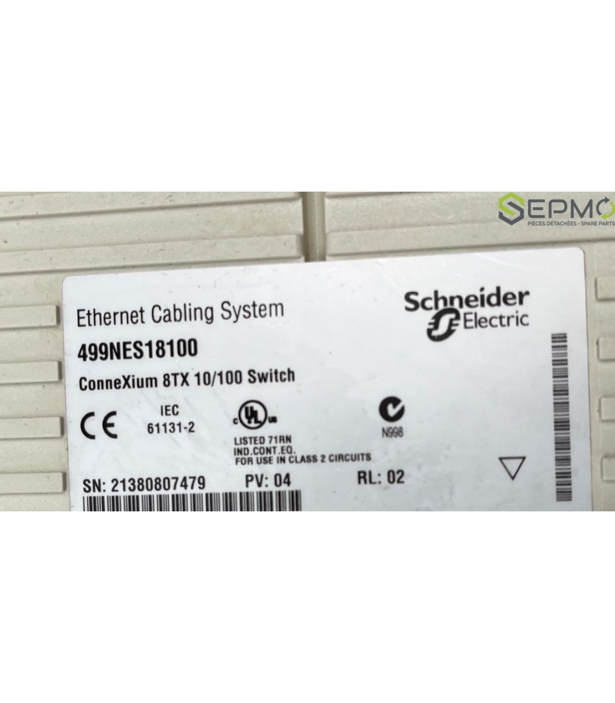Ethernet cabling system SCHNEIDER 499NES18100