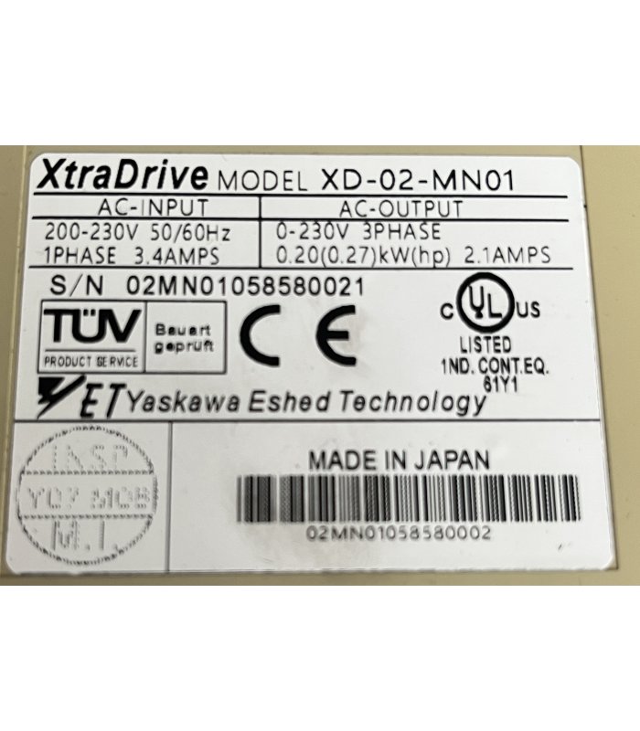 YASKAWA XD-02-MN01