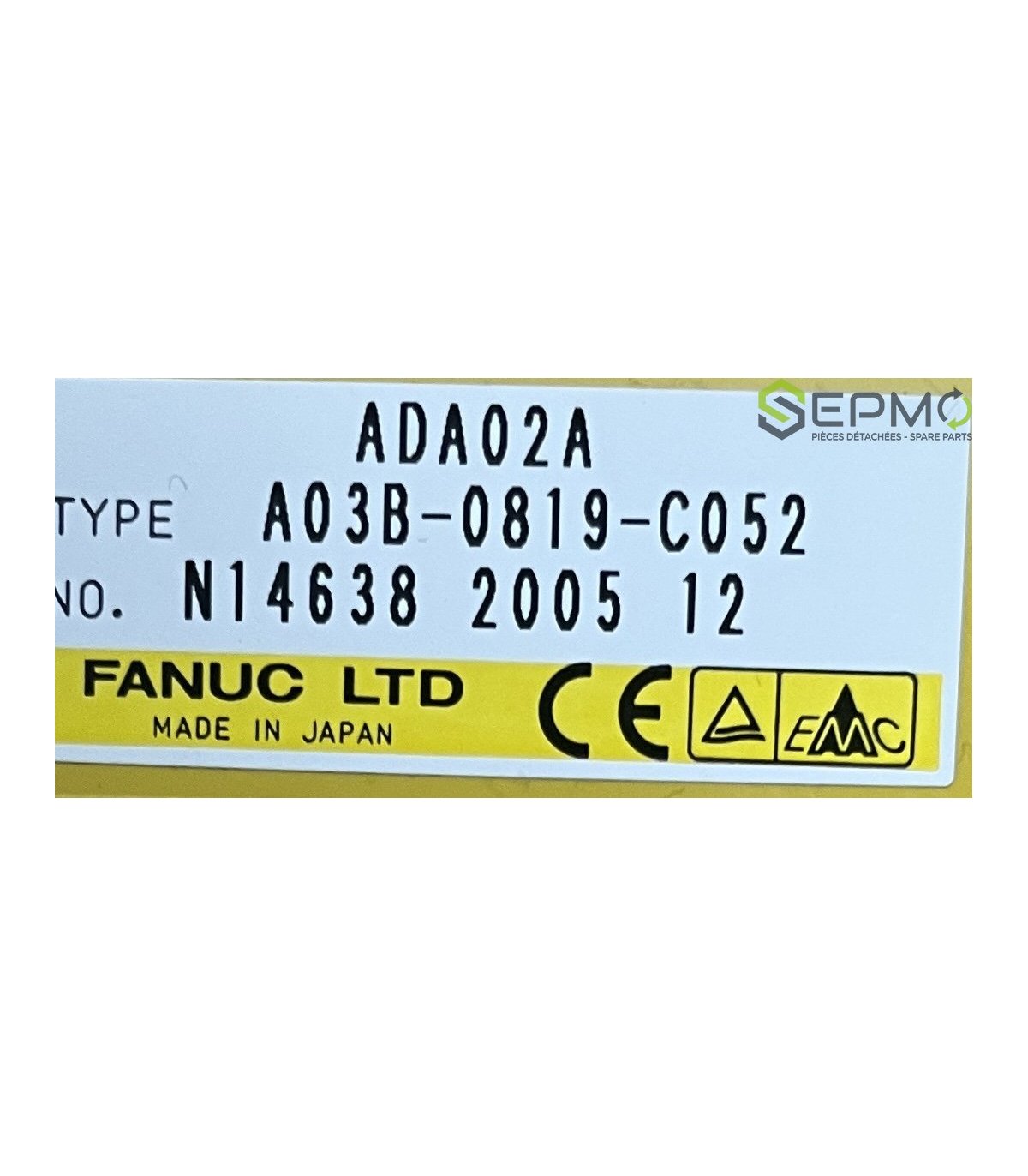 A03B-0819-C052 Fanuc ADA02A Module de sortie Analogique 12-Bit