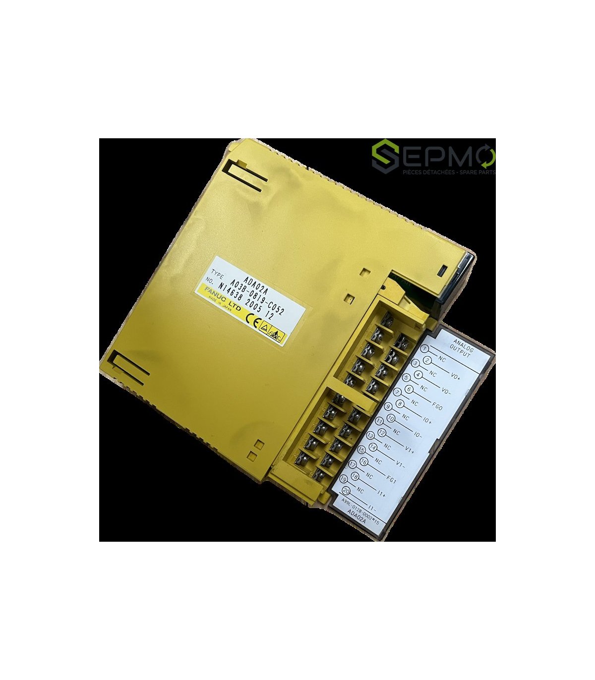A03B-0819-C052 Fanuc ADA02A Module de sortie Analogique 12-Bit