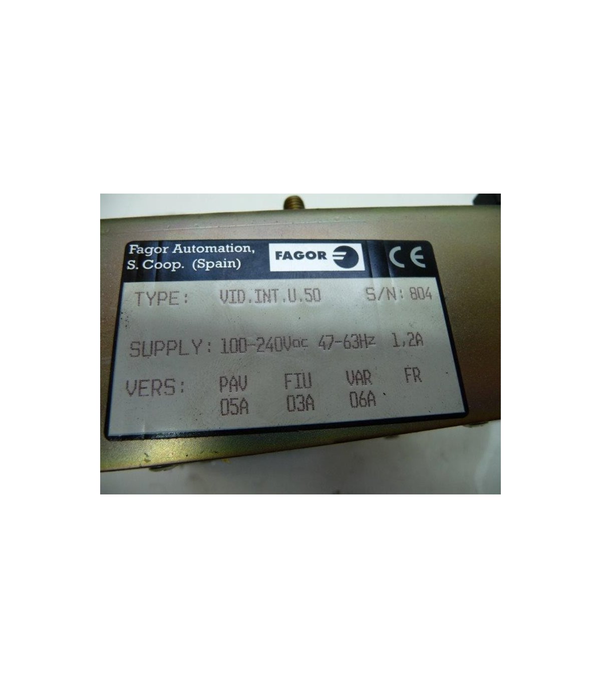 Alimentation moniteur Fagor 8050