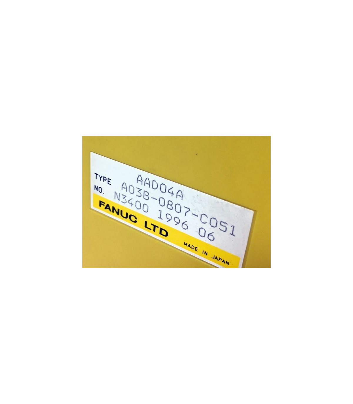 fanuc A03B-0807-C051