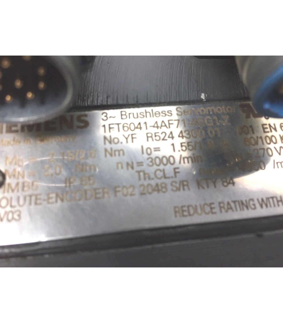 SIEMENS 1FT6041-4AF71-4EG1-Z