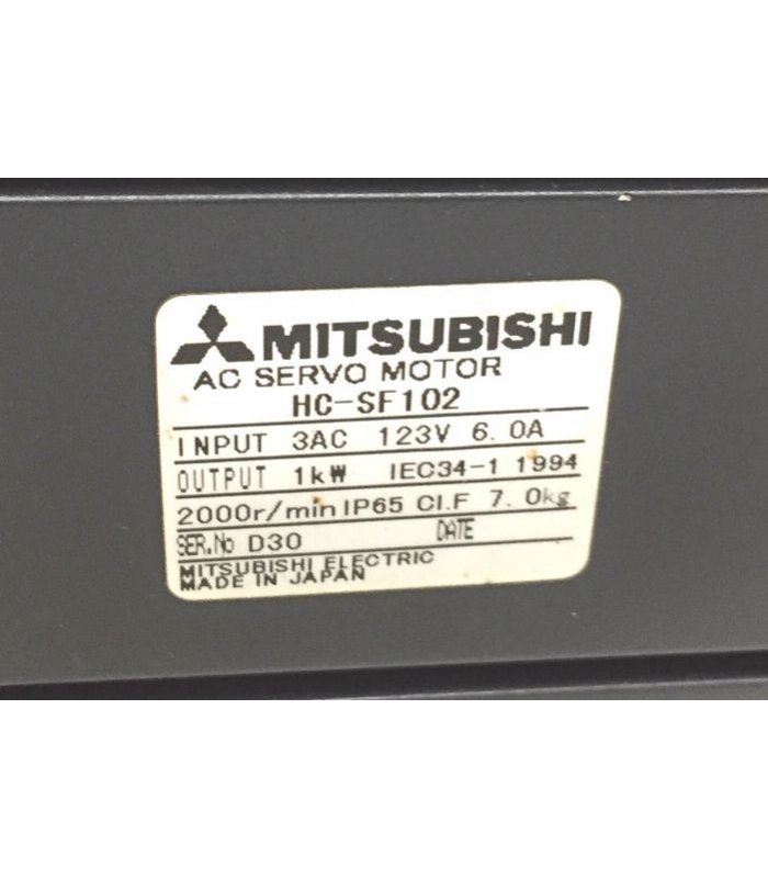 MITSUBISHI HC-SF102 axis motor