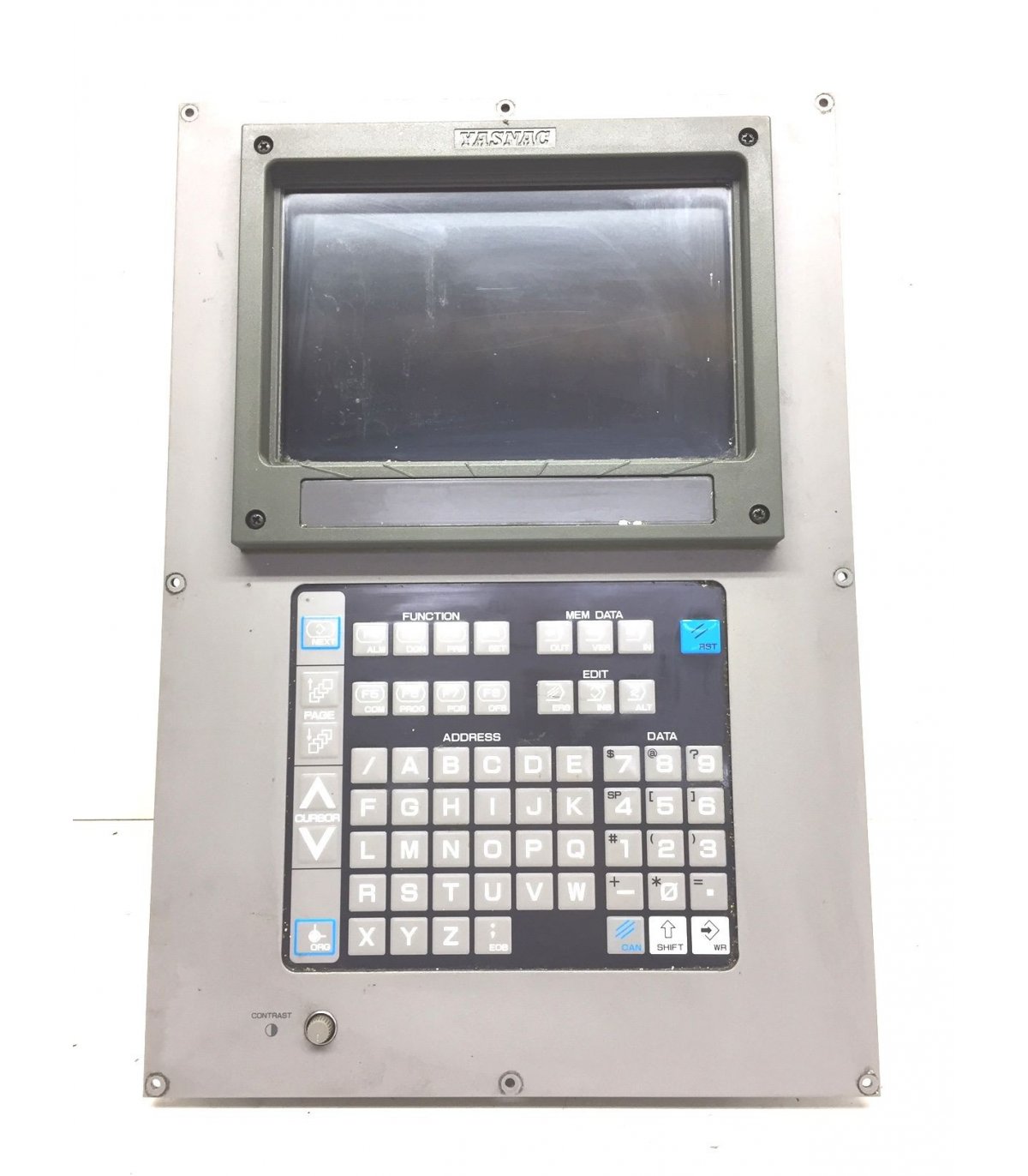 YASNAC operator panel with YASKAWA JANCD-JSP04 board and SHARP LCD ...