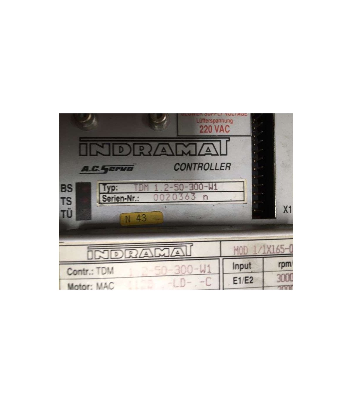 Indramat TDM 1,2-050-300 W1 servo drive