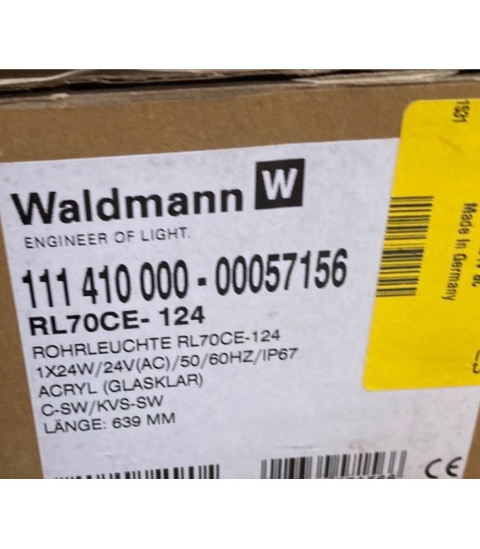 Luminaire néon 24W WALDMANN RL70CE-124 longueur 639 mm
